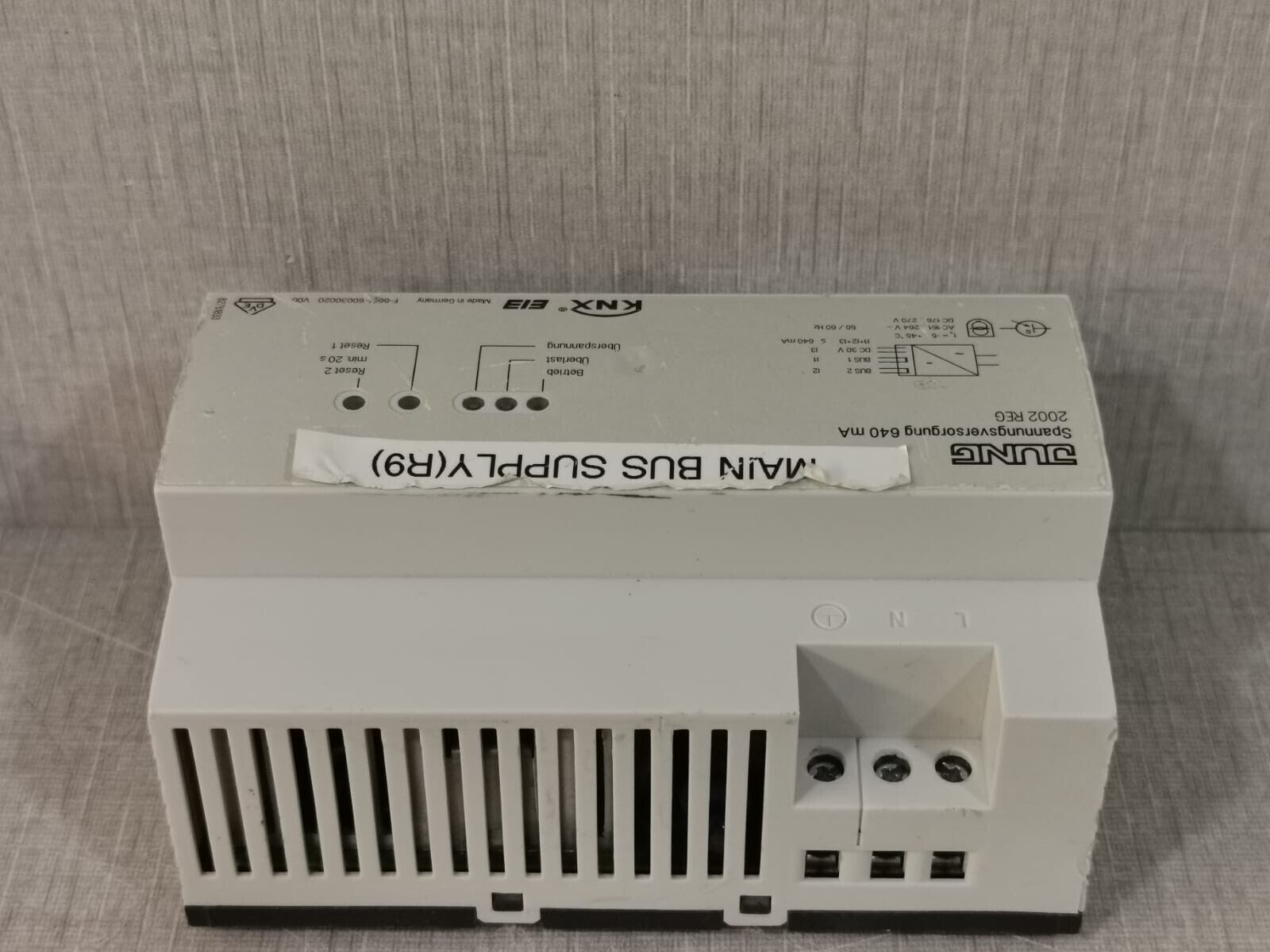 USED JUNG 2002REG KNX/EiB Power supply 640 mA - Orbit Surplus