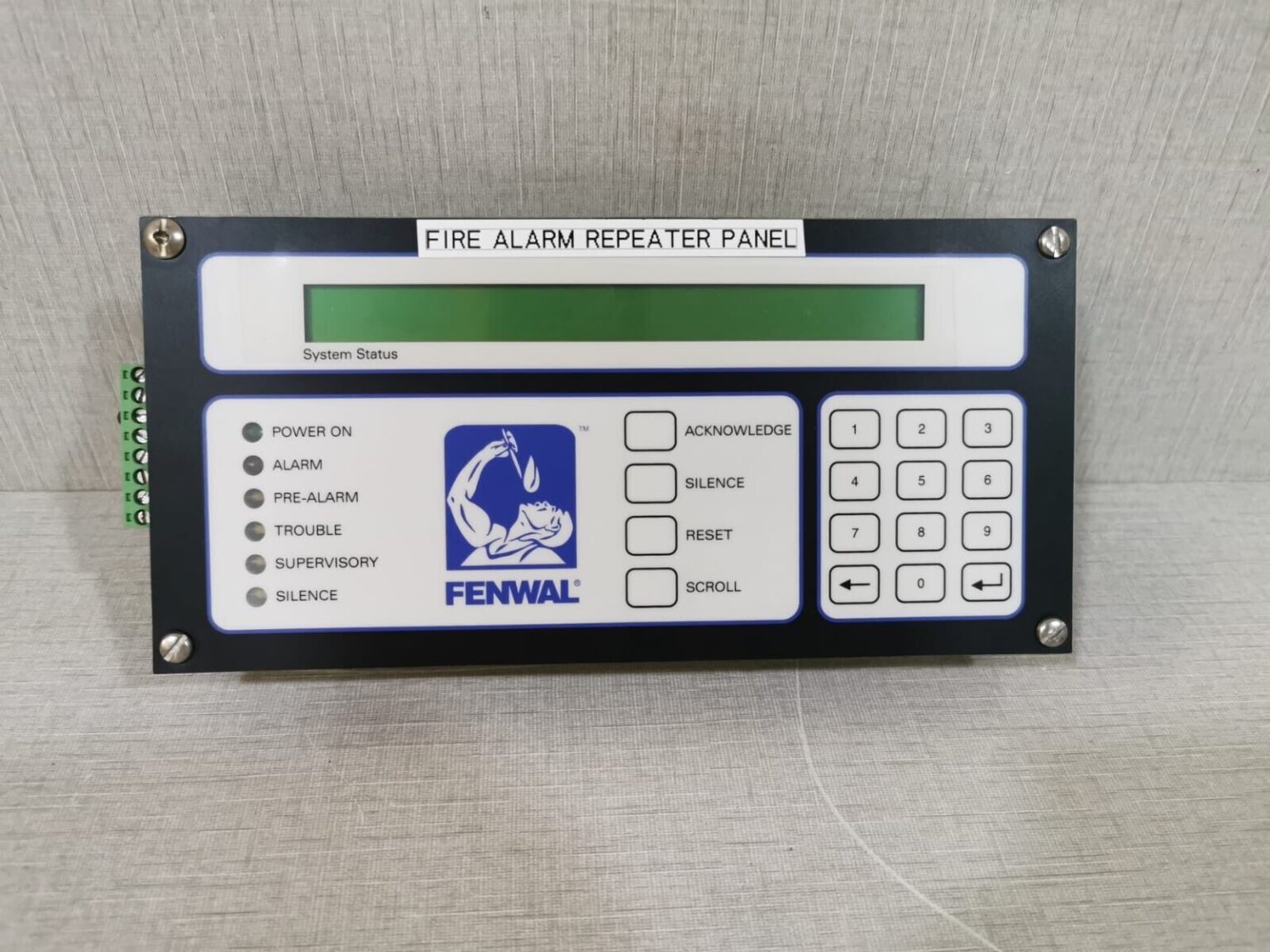 Used FENWAL Fire Alarm Repeater Panel Display with Board - Orbit Surplus