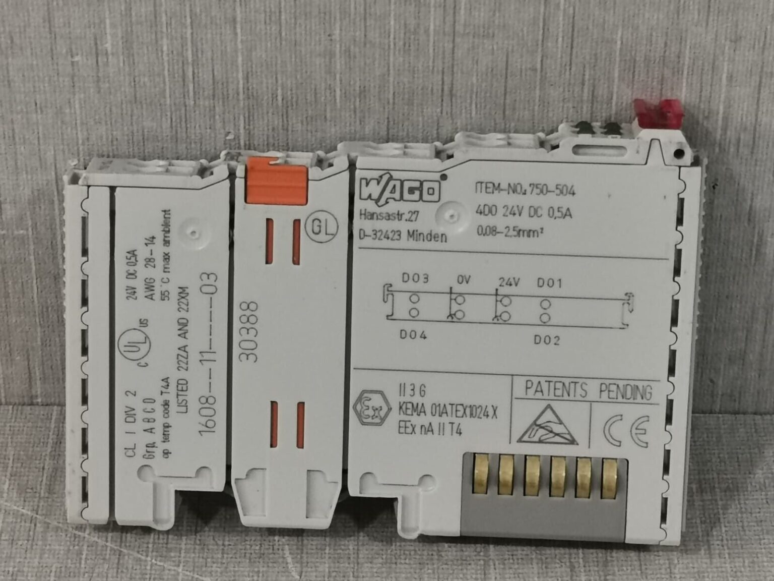 Used WAGO 289-510 Interface Module Connector - Orbit Surplus