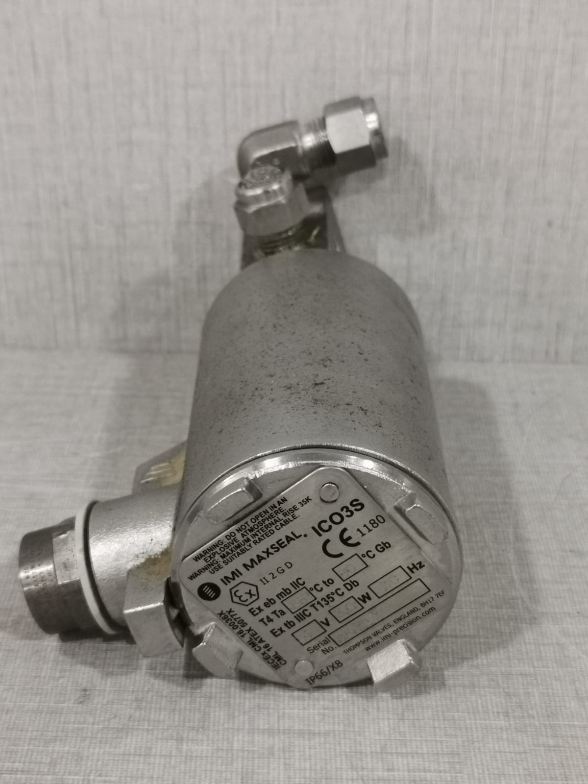 Used IMI MAXSEAL ICO3S YZ13AA1H1BS-90 THOMPSON VALVES - Orbit Surplus