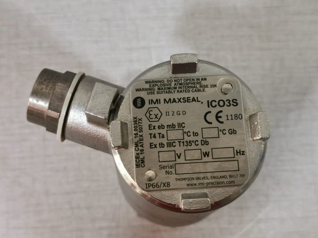 Used IMI MAXSEAL ICO3S YZ13AA1H1BS-90 THOMPSON VALVES - Orbit Surplus