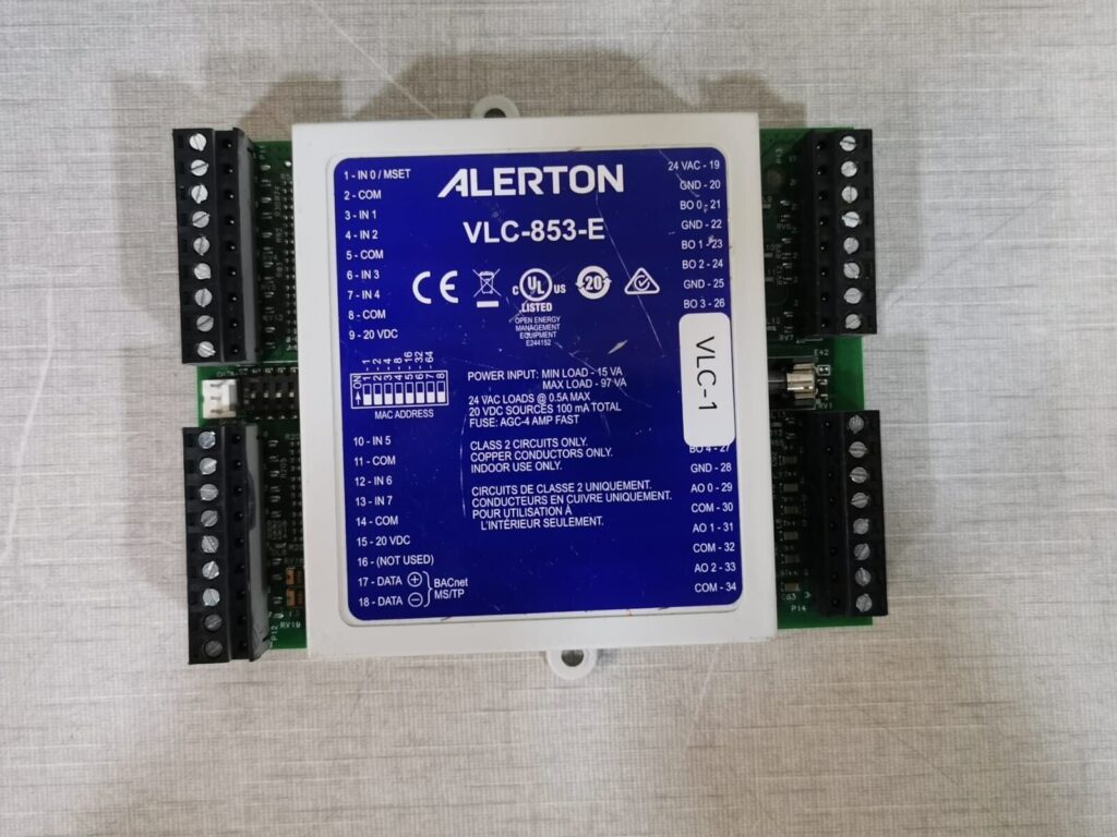 Used Alerton VisualLogic VLC-853-E BACnet Programmable Controller ...