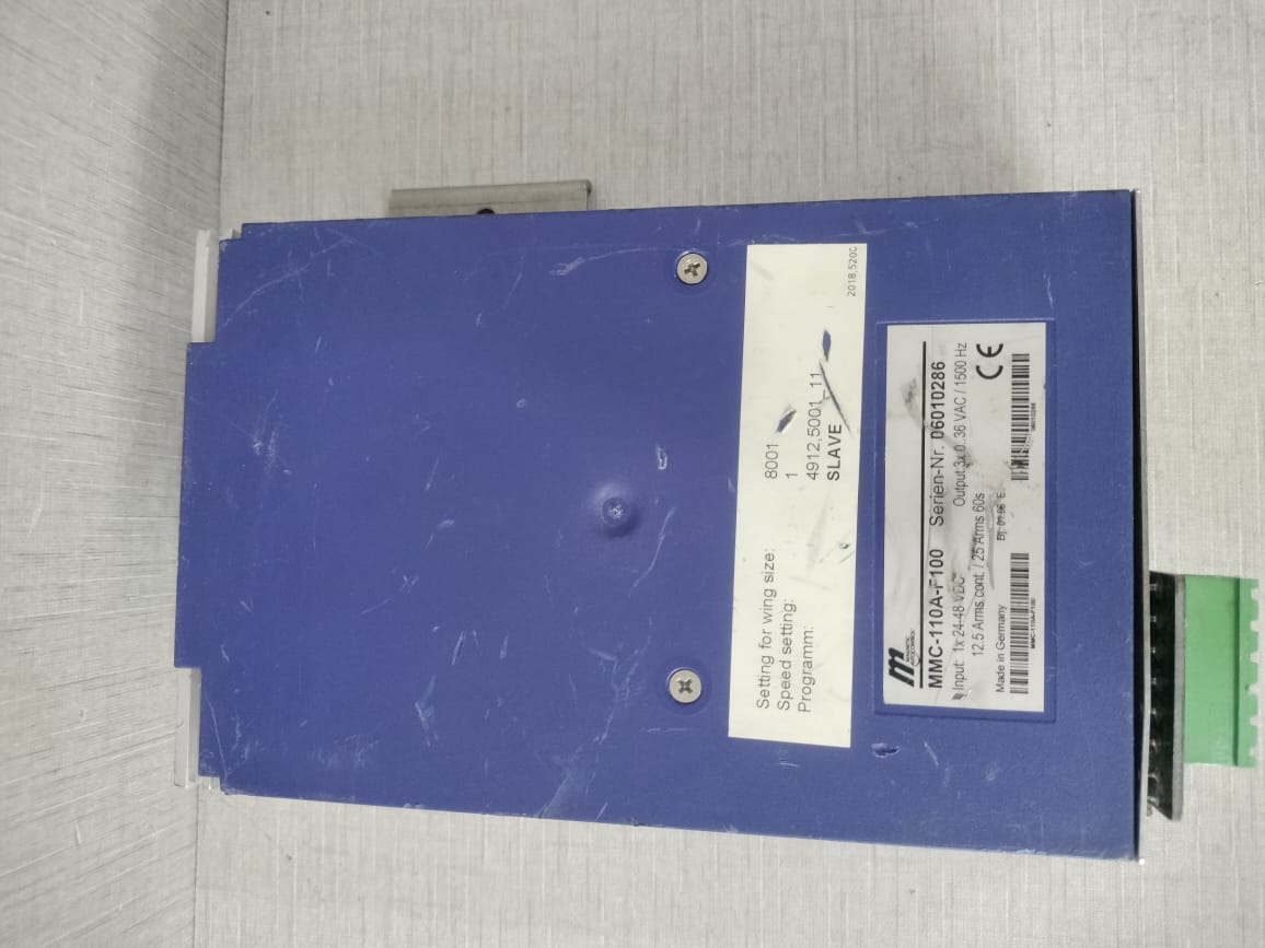 USED Magnetic AutoControL MMC-110A-F100 SW 4912 5001_11 Slave Control ...