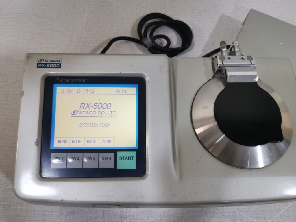 Used ATAGO™ RX-5000 Automatic Digital Refractometer with AD-11 Adapter ...