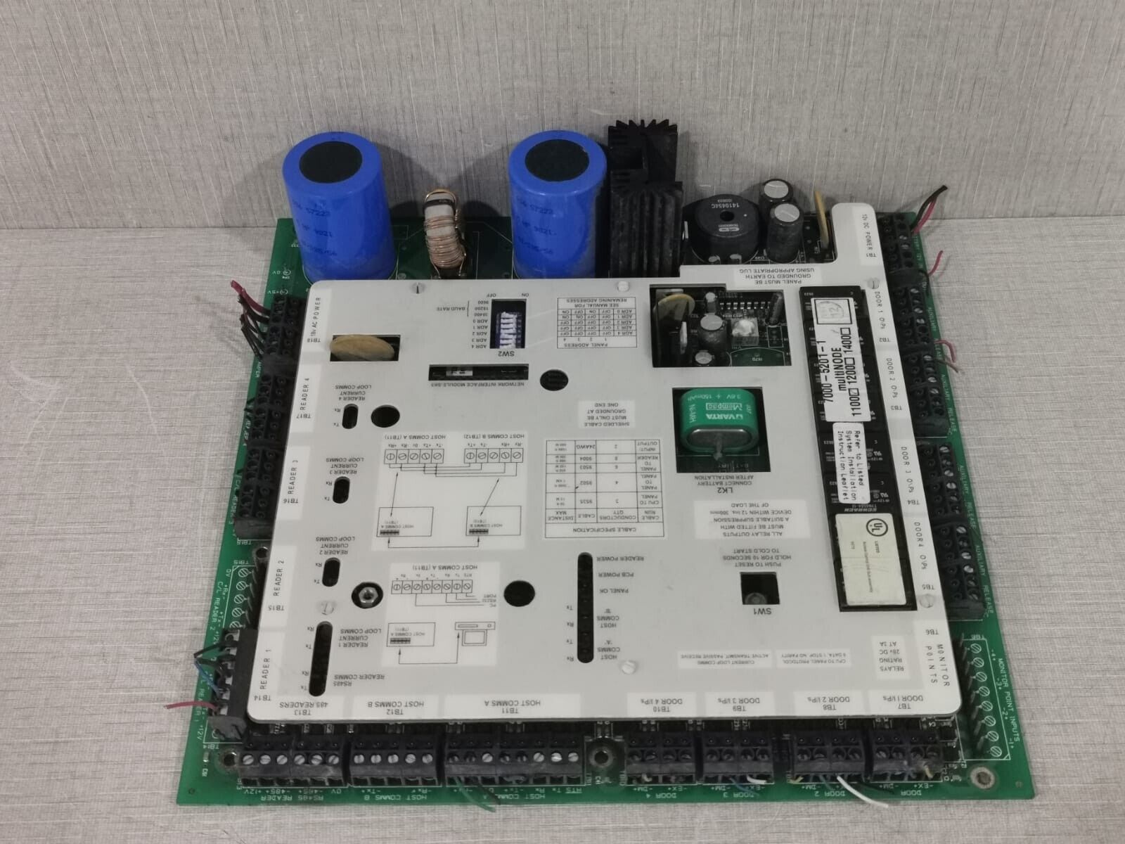 USED AMAG TECHNOLOGY 7000-5201-1 multiNODE 1100 ACCESS CONTROL PANEL 2 ...