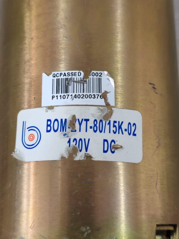USED STANLEY BOM-ZYT-80/15K-02 120DC Duraglide Automatic Door Gearmotor ...