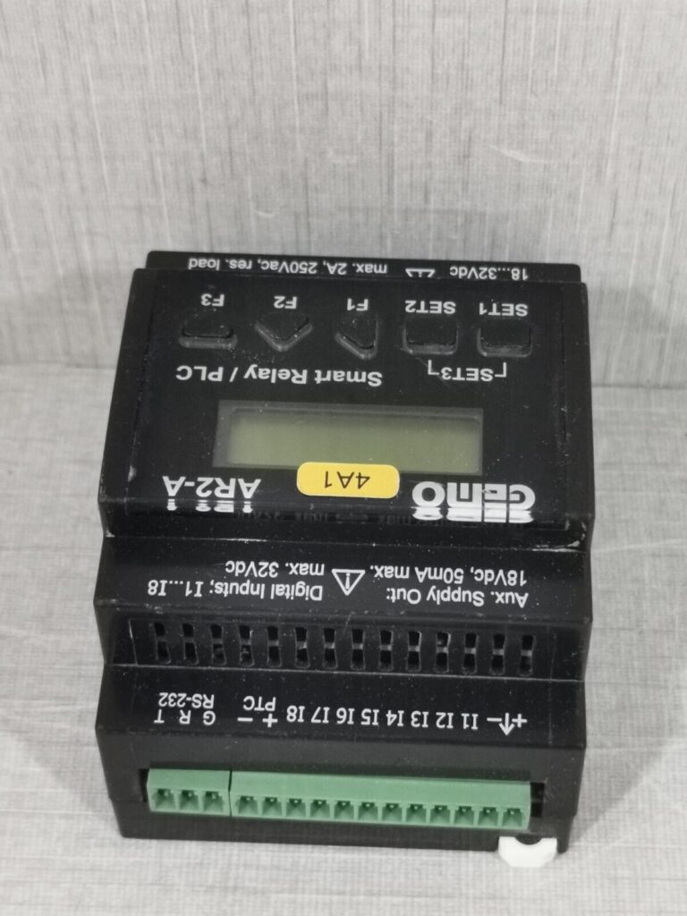 Used GEMO AR2-A-24VDC-8D SMART RELAY/ PLC - Orbit Surplus