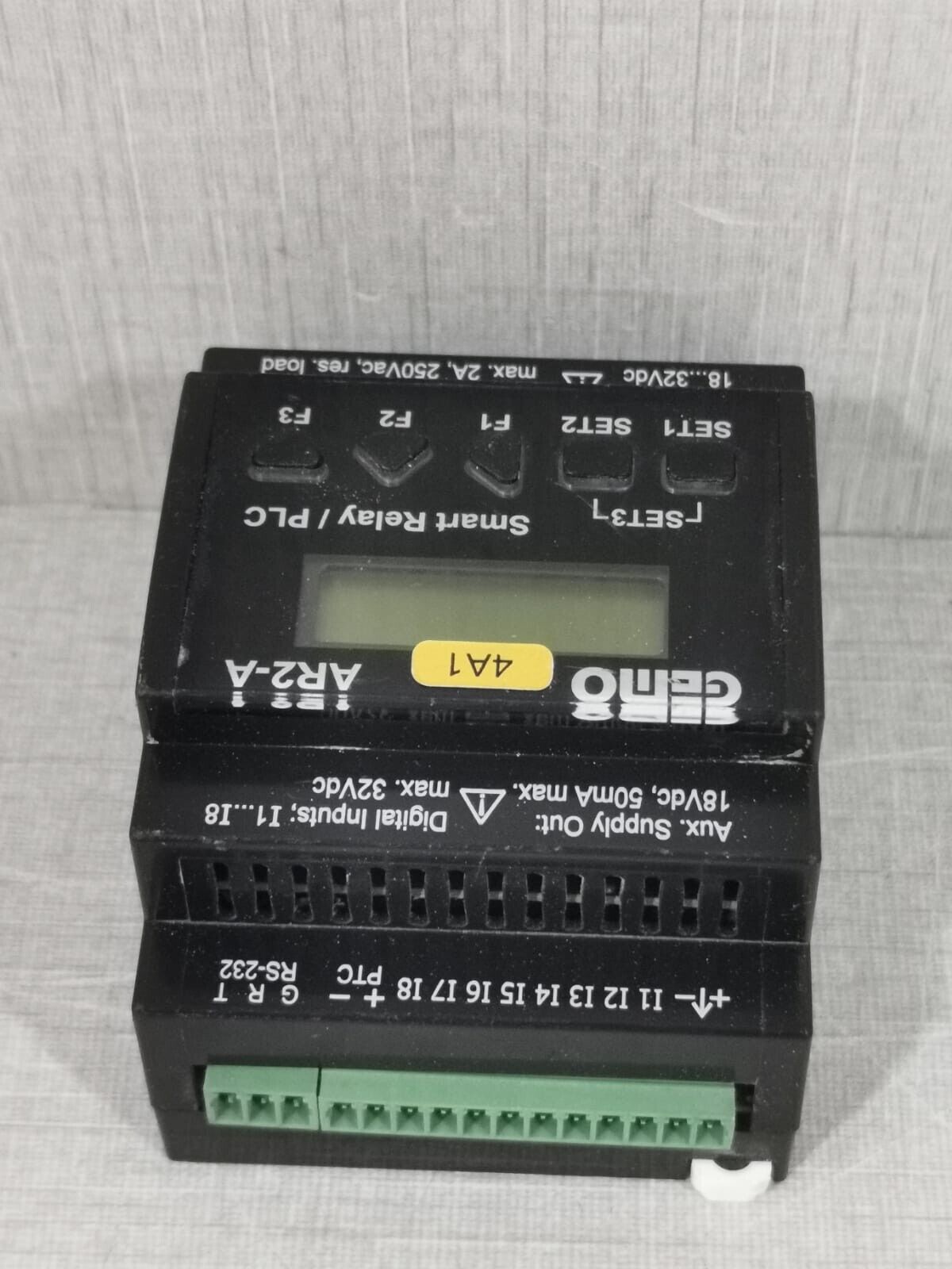 Used GEMO AR2-A-24VDC-8D SMART RELAY/ PLC - Orbit Surplus
