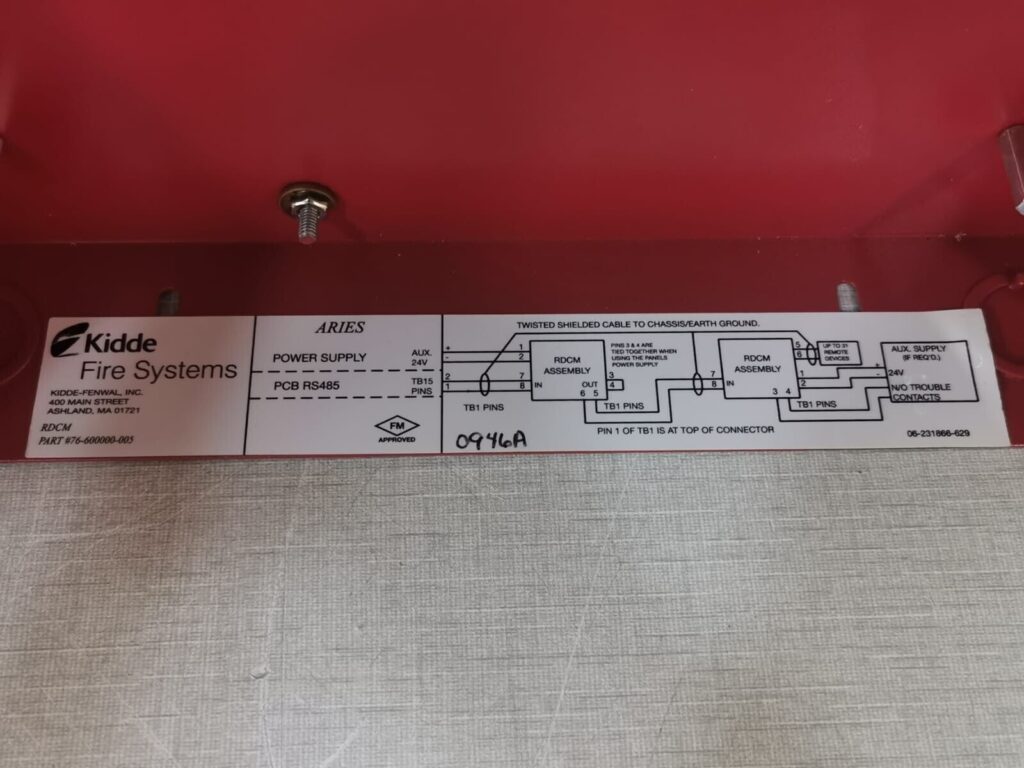 Kidde-Fenwal 76-600000-005 Module Remote Display/Control Aries (RDCM) - NEW OPEN BOX - Orbit Surplus