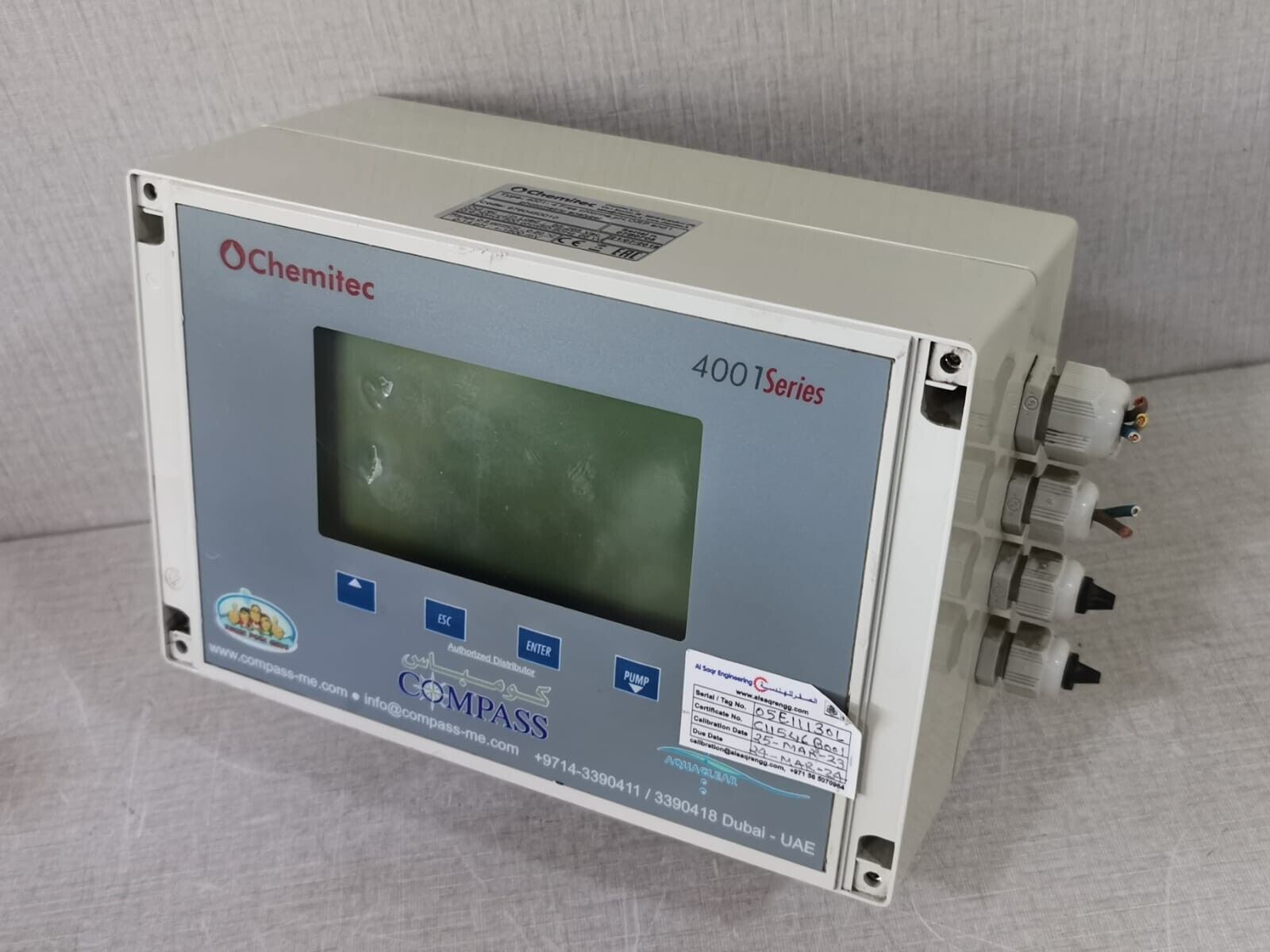 Used CHEMITEC 4001 MultiPArameter PhotoMetric Analyzer - Orbit Surplus