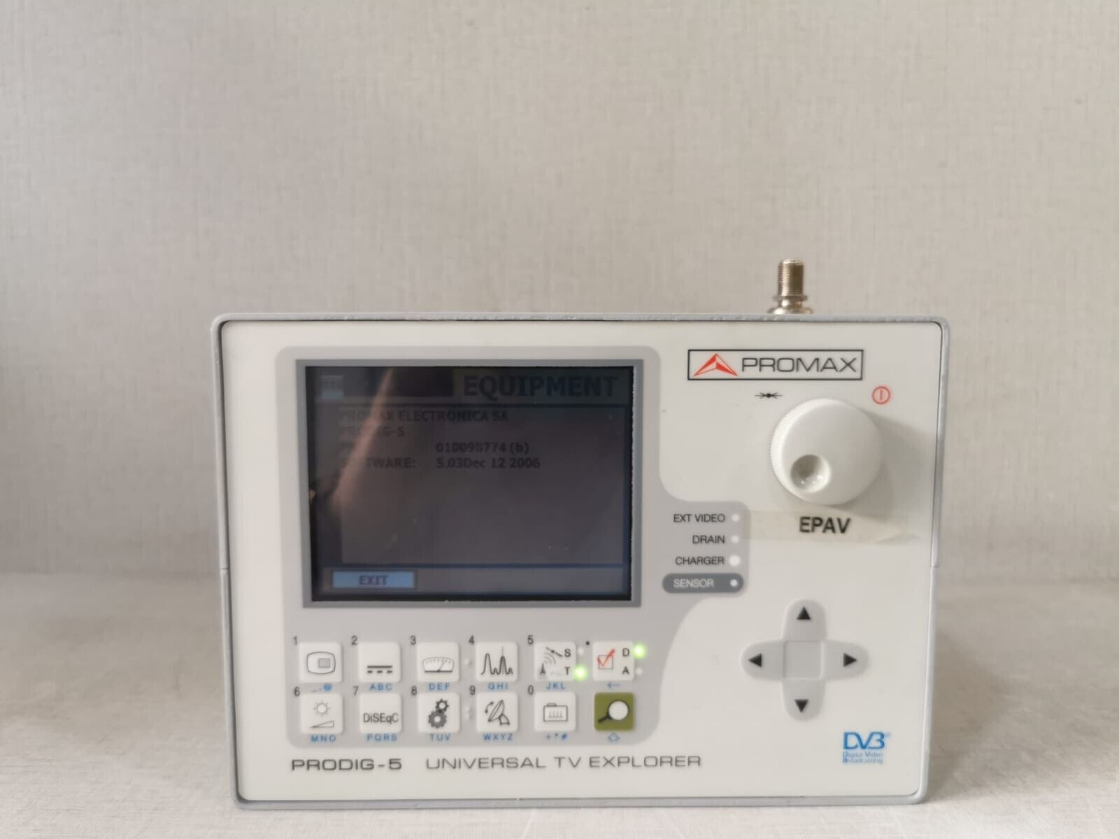Used PROMAX PRODIG-5 Universal TV Explorer - Orbit Surplus