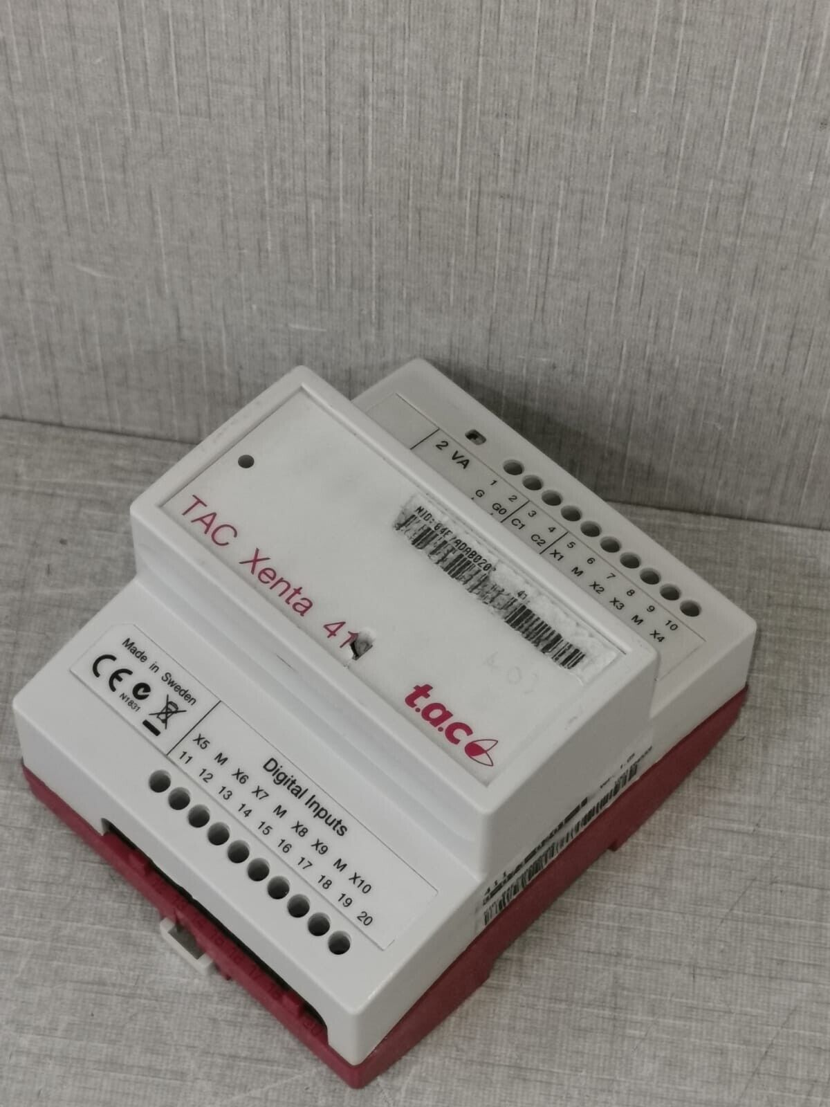 Used TAC XENTA 411 DIGITAL INPUT MODULE WITH BASE 007302011 VER 1.05 ...