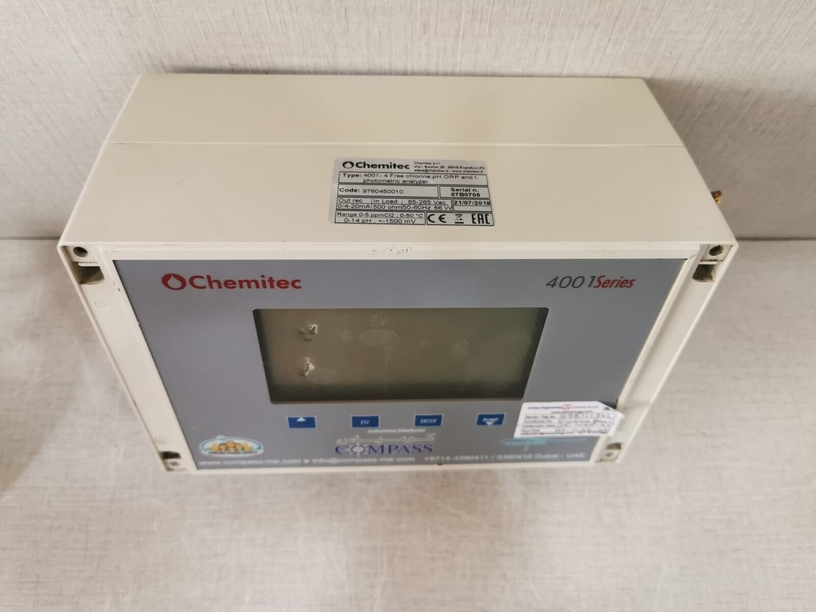 Used CHEMITEC 4001 MultiPArameter PhotoMetric Analyzer - Orbit Surplus