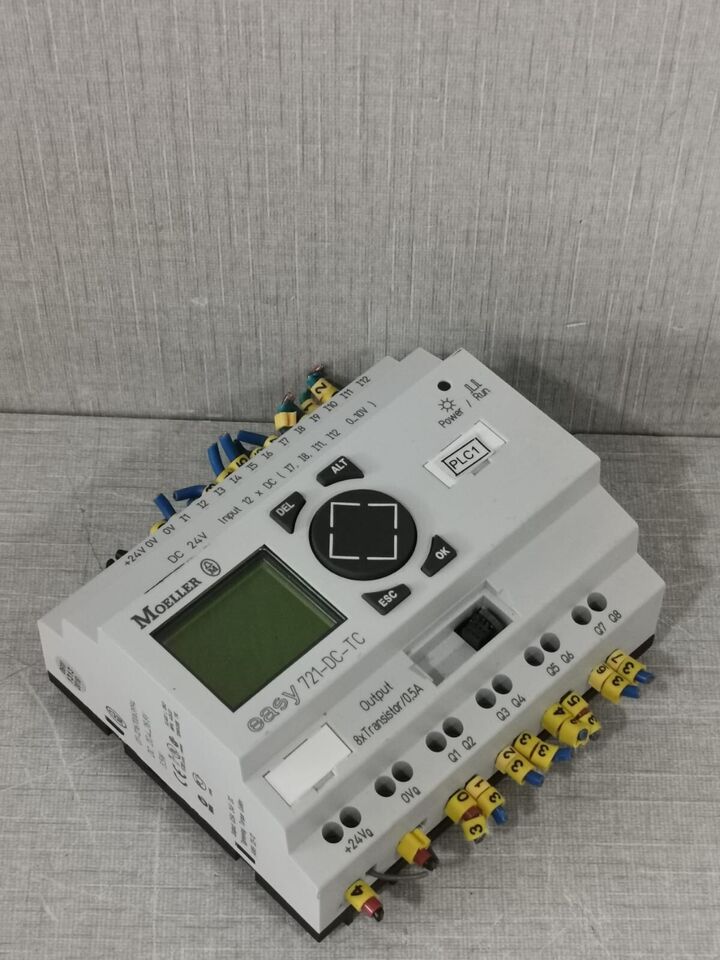 USED Moeller EASY721-DC-TC 24VDC Control Programmable Relay - Orbit Surplus