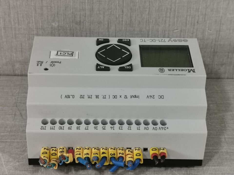 USED Moeller EASY721-DC-TC 24VDC Control Programmable Relay - Orbit Surplus