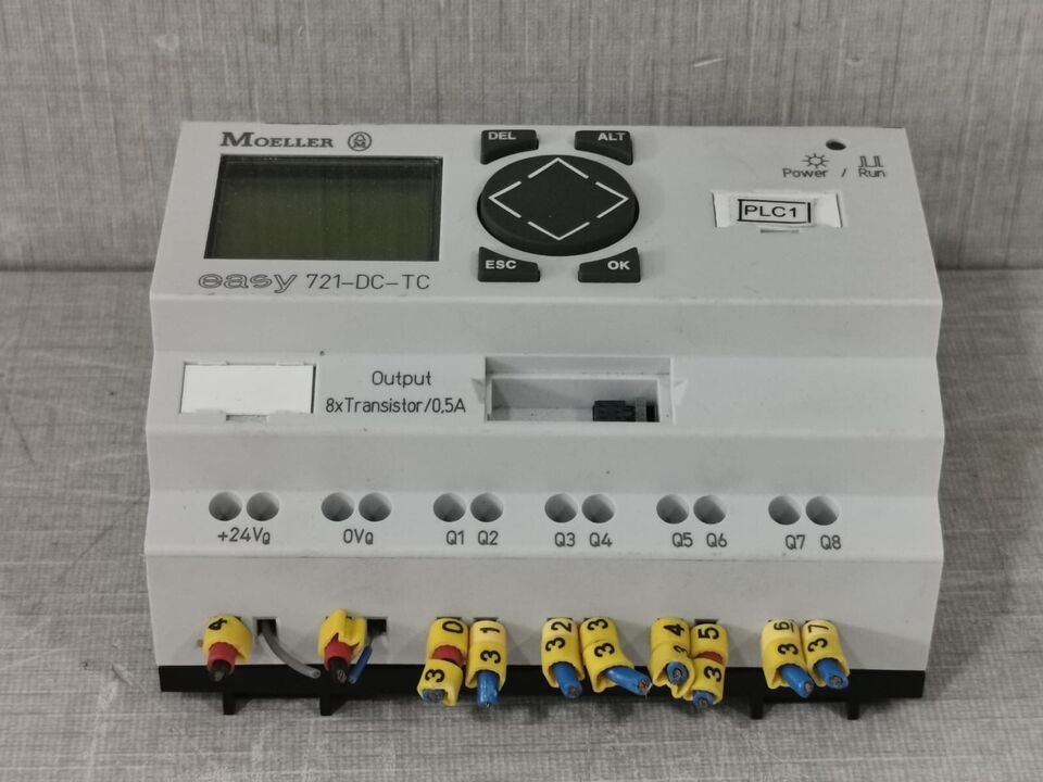USED Moeller EASY721-DC-TC 24VDC Control Programmable Relay - Orbit Surplus