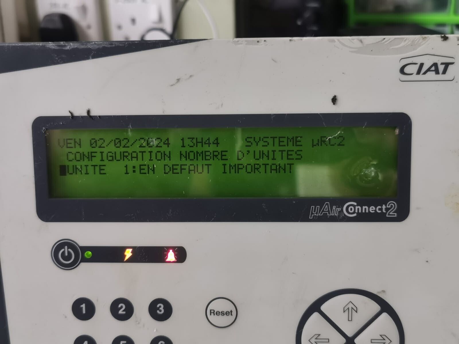 USED CIAT MAIR CONNECT2 CONTROLS OPERATOR PANEL - WITHOUT ACCESSORIES ...