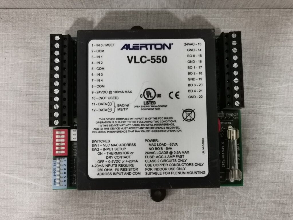 USED ALERTON VLC-550 PROGRAMMABLE LOGIC CONTROL - Orbit Surplus