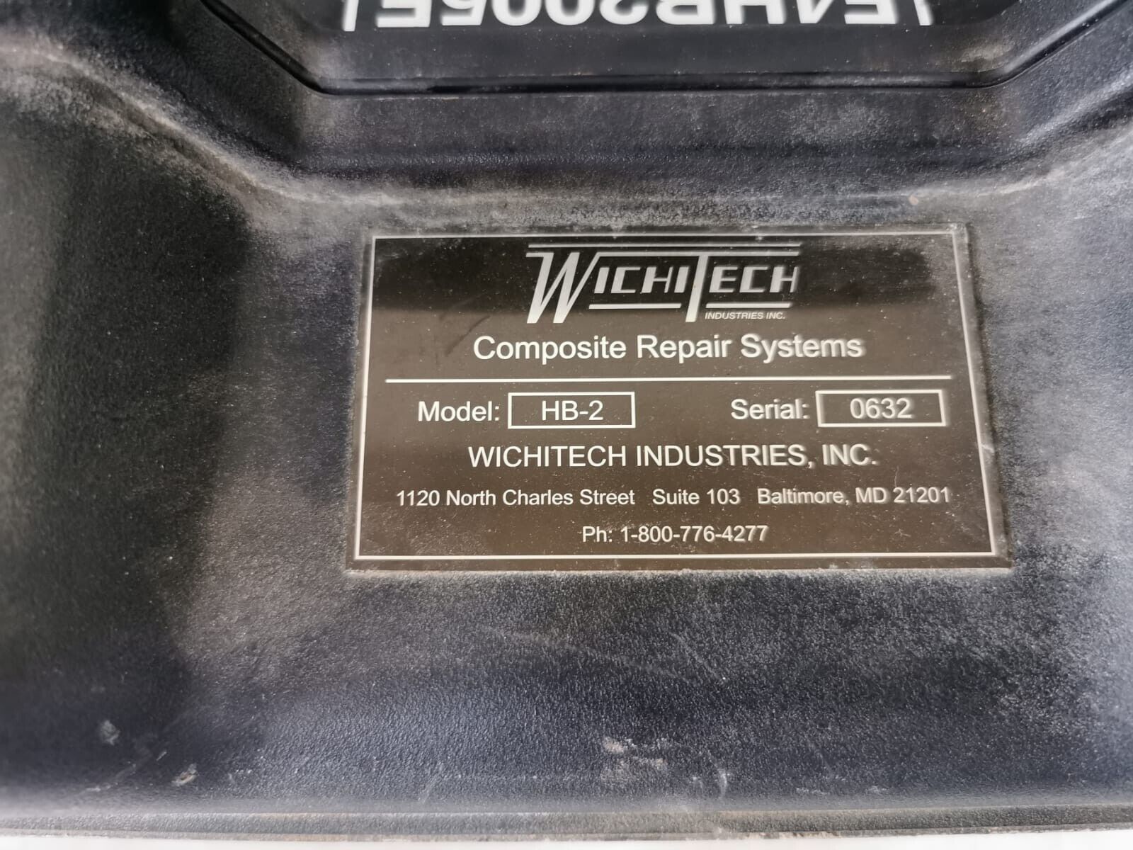 Used WICHITECH Composite Repair System HB-2 Hot Bond System v2.96 ...