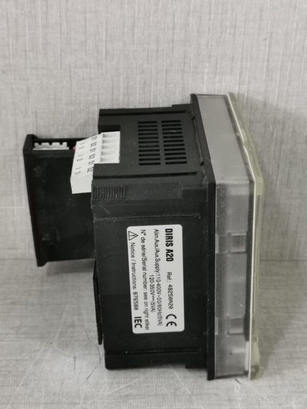 USED SOCOMEC DIRIS A20 48250A20 POWER METER + RS 485 JBUS/MODBUS ...