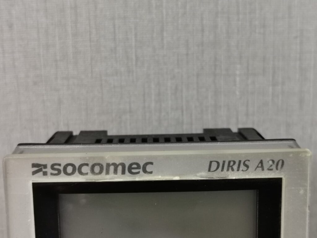 USED SOCOMEC DIRIS A20 48250A20 POWER METER + RS 485 JBUS/MODBUS ...