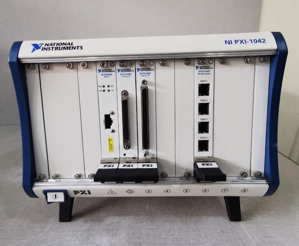 Used NATIONAL INSTRUMENTS NI PXI- 1042 P/N:188079B-01 REV.02 CHASIS ...