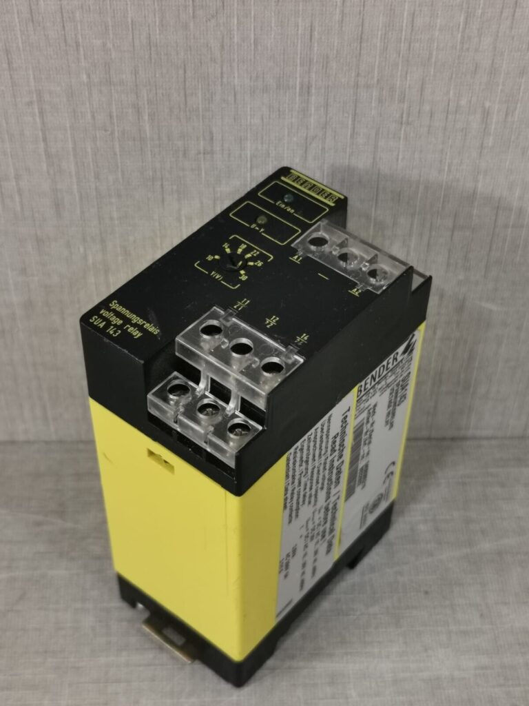 USED BENDER SUA143 B932802 VOLTAGE RELAY - Orbit Surplus