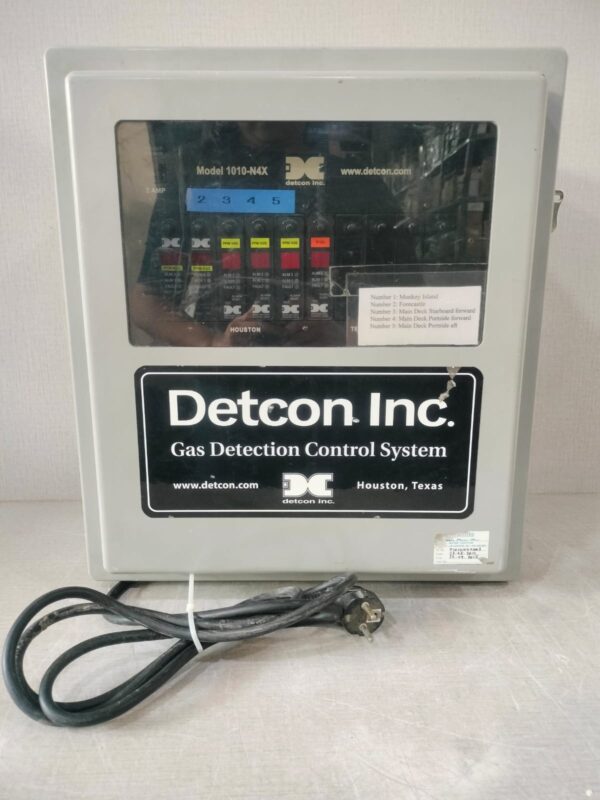 USED Detcon Model 1010-N4X PN: AM1648 Gas Detection Control System ...