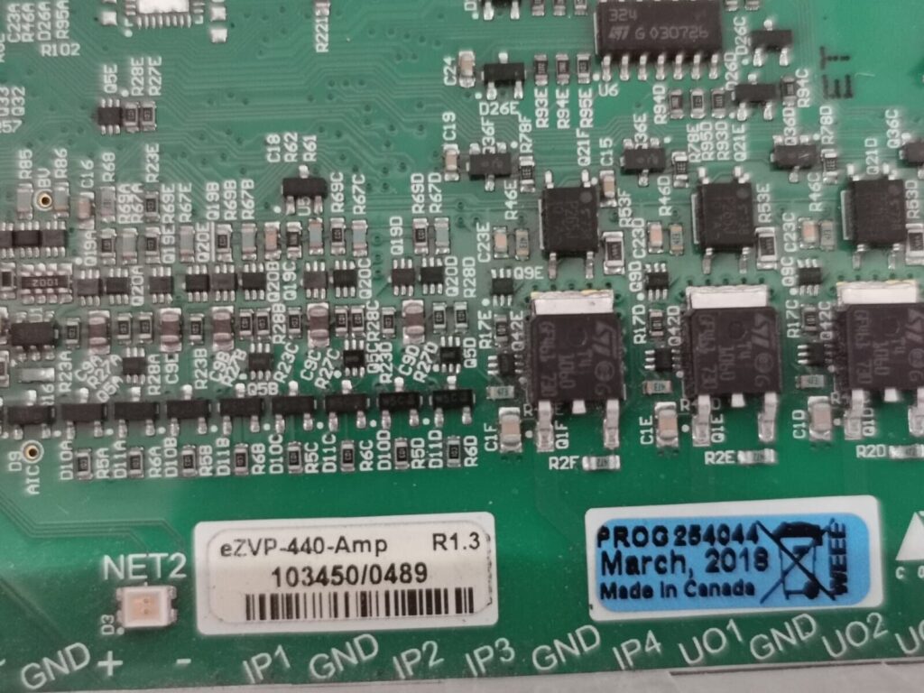 USED DELTA CONTROLS EZV-440-AMP ENTELIZONE PROGRAMMABLE VAV CONTROLLER ...