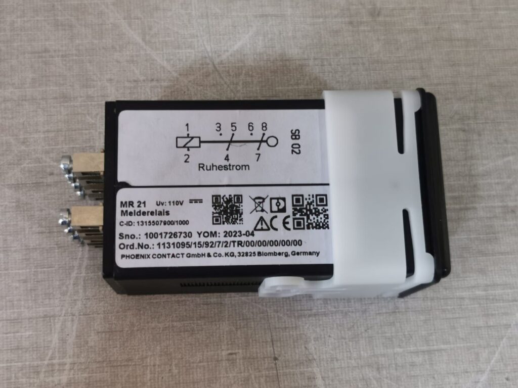 Phoenix Contact MR21 Drop Indicator/Annunciator Relays - SELLER ...
