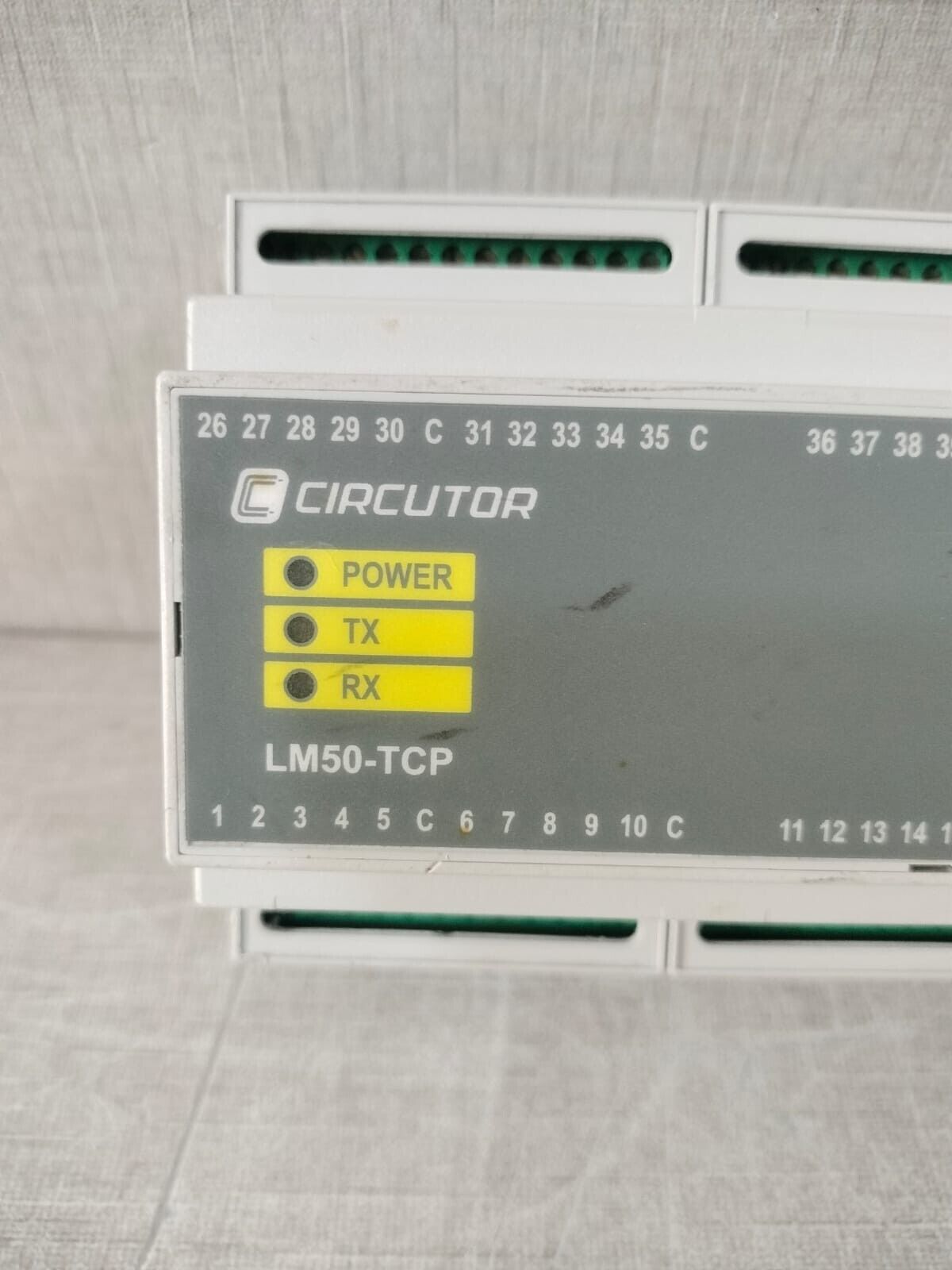 USED CIRCUTOR LM50-TCP 85-240VAC 50/60 Hz COUNTER CENTRALIZER PULSE CONCENTRATOR - Orbit Surplus