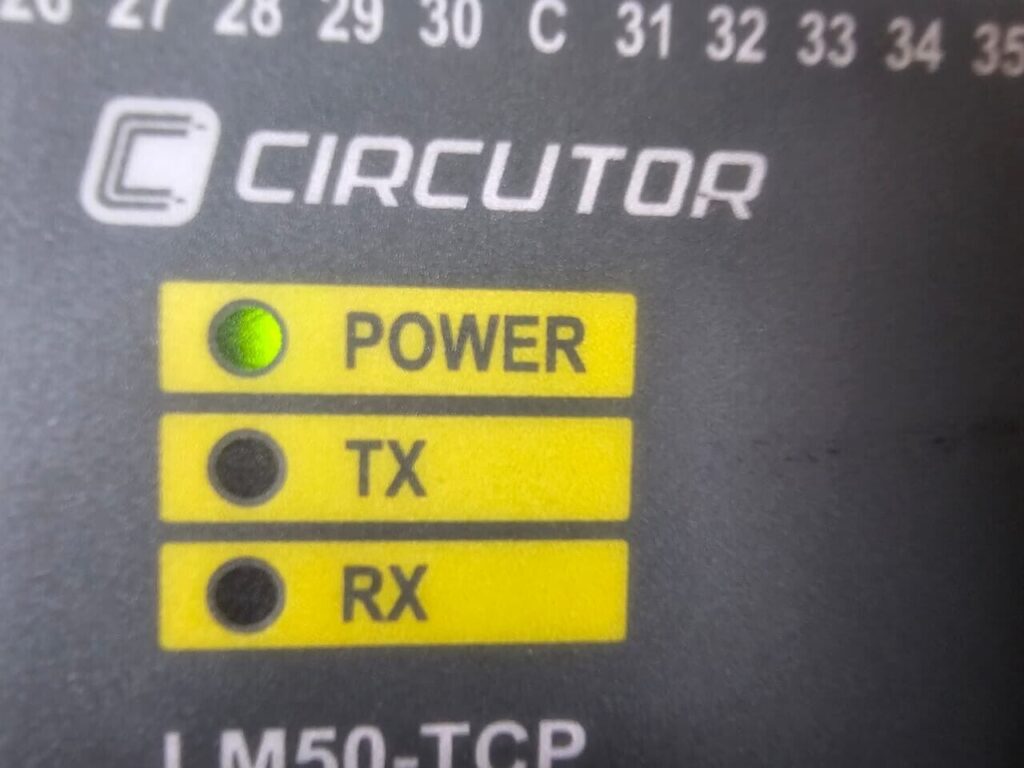 USED CIRCUTOR LM50-TCP 85-240VAC 50/60 Hz COUNTER CENTRALIZER PULSE CONCENTRATOR - Orbit Surplus