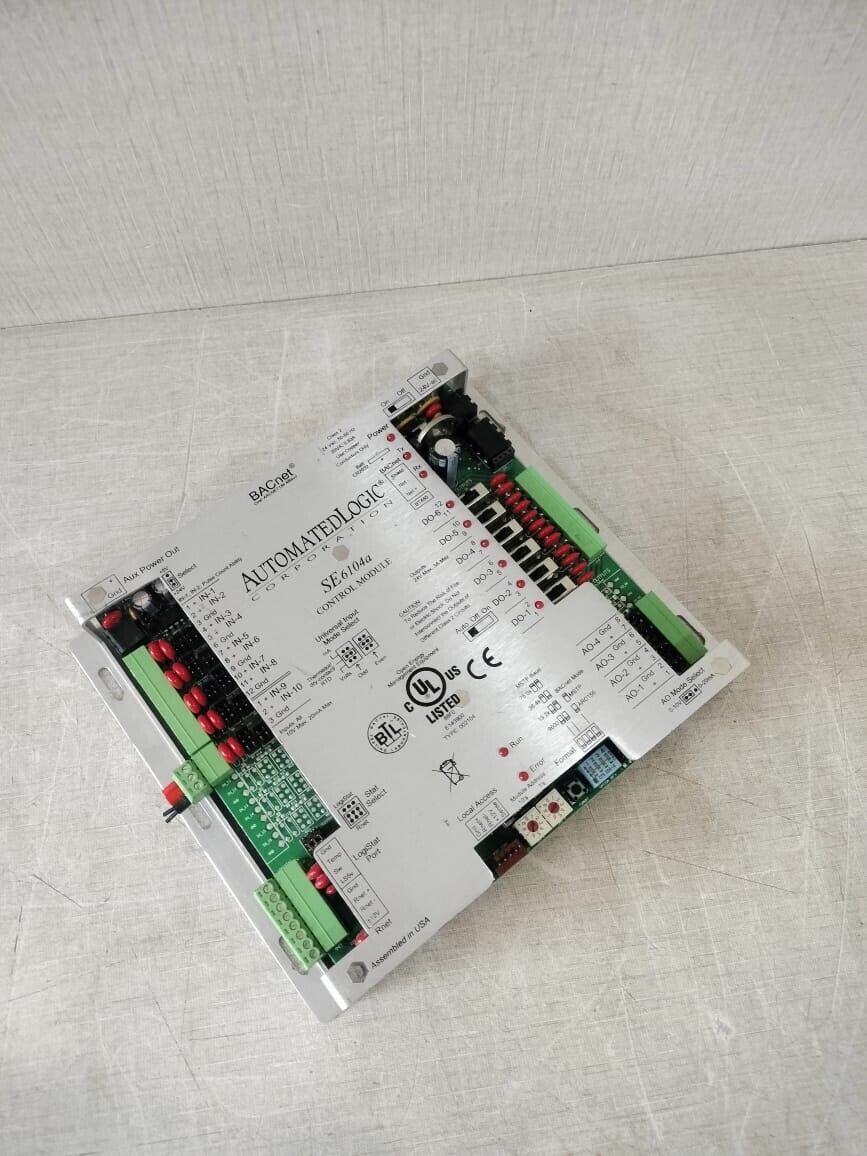 USED AUTOMATED LOGIC CORP. SE6104A CONTROL MODULE - TRIED & TESTED ...