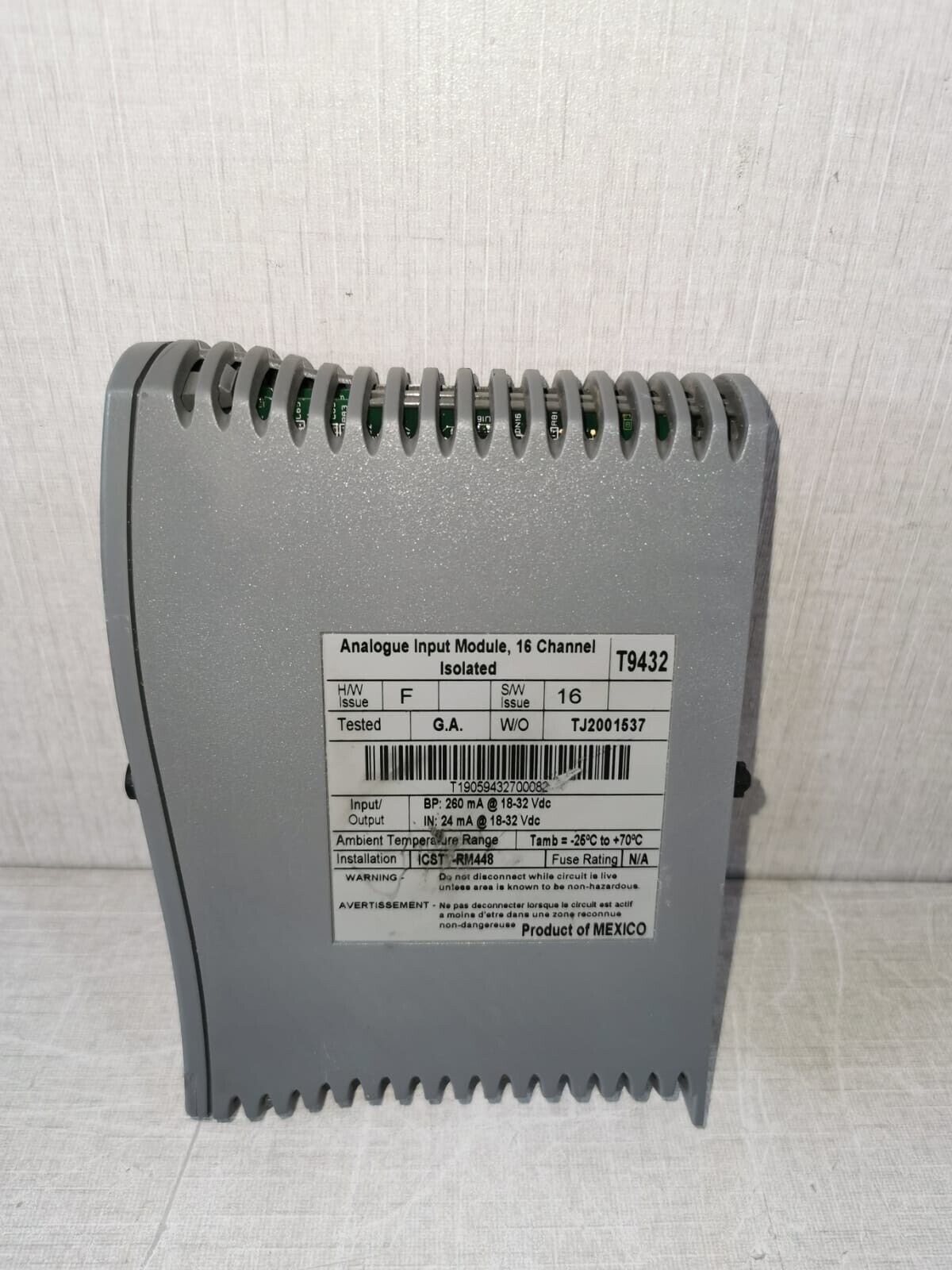 USED ROCKWELL AUTOMATION AADVANCE 9432 AI ANALOGUE INPUT MODULE T9432 ...
