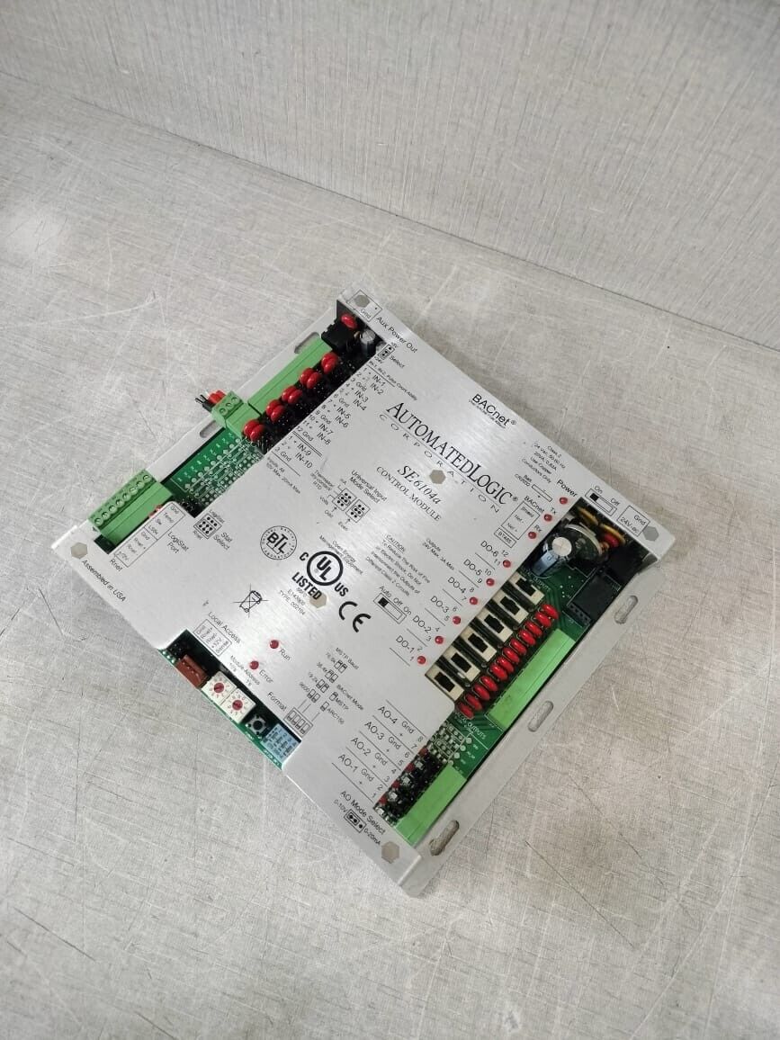 USED AUTOMATED LOGIC CORP. SE6104A CONTROL MODULE - TRIED & TESTED ...