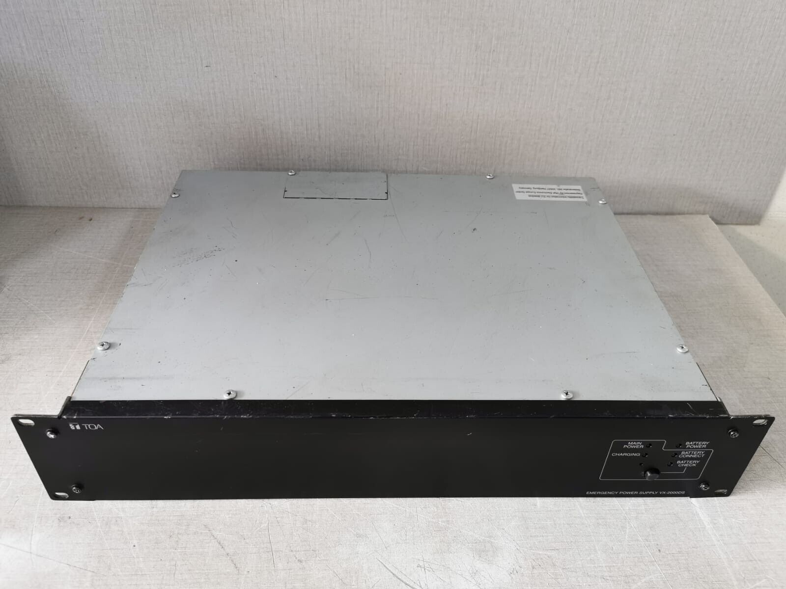 USED TOA VX-2000DS EMERGENCY POWER SUPPLY - Without Any Accessories Included - Orbit Surplus
