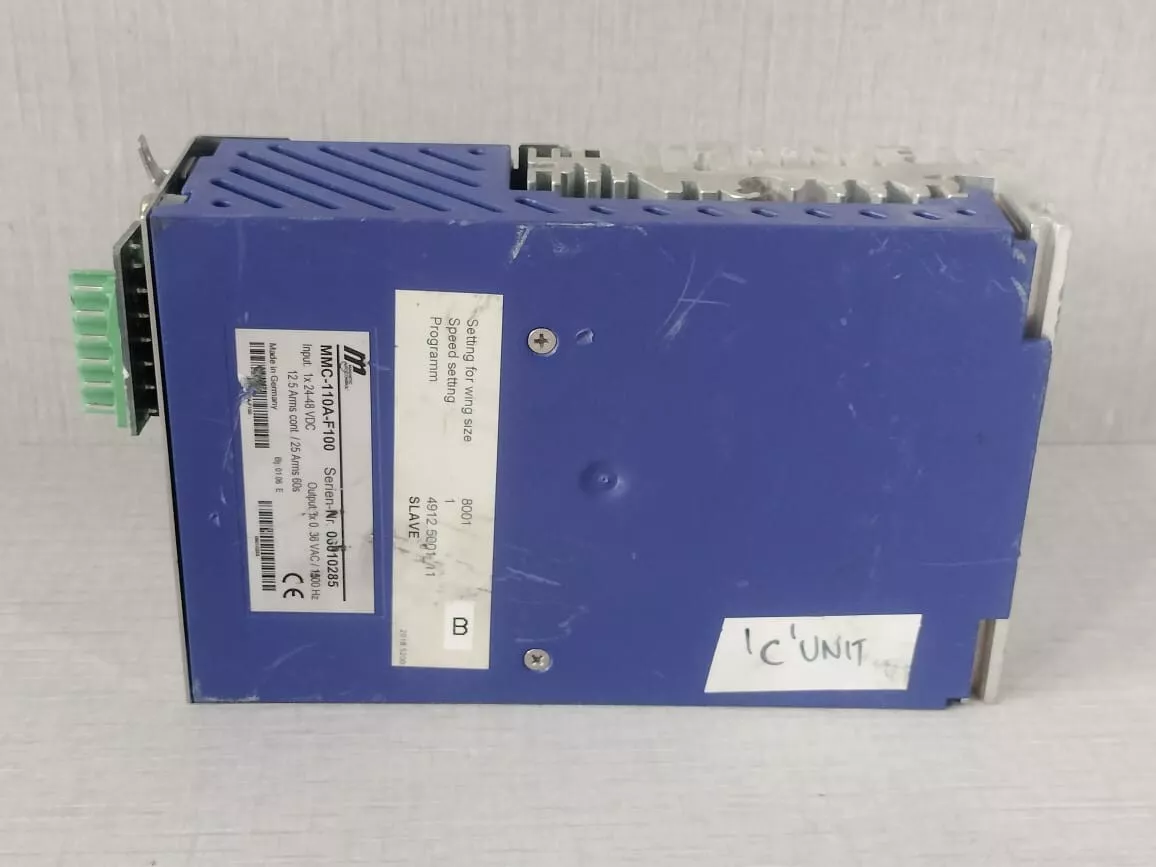 USED Magnetic AutoControL MMC-110A-F100 SW 4912 5001_11 Slave Control ...