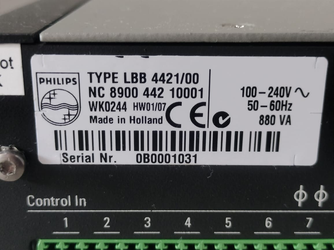USED BOSCH BY PHILIPS LBB 4421/00 NC 8900 442 10001 100-240V 50-60Hz ...