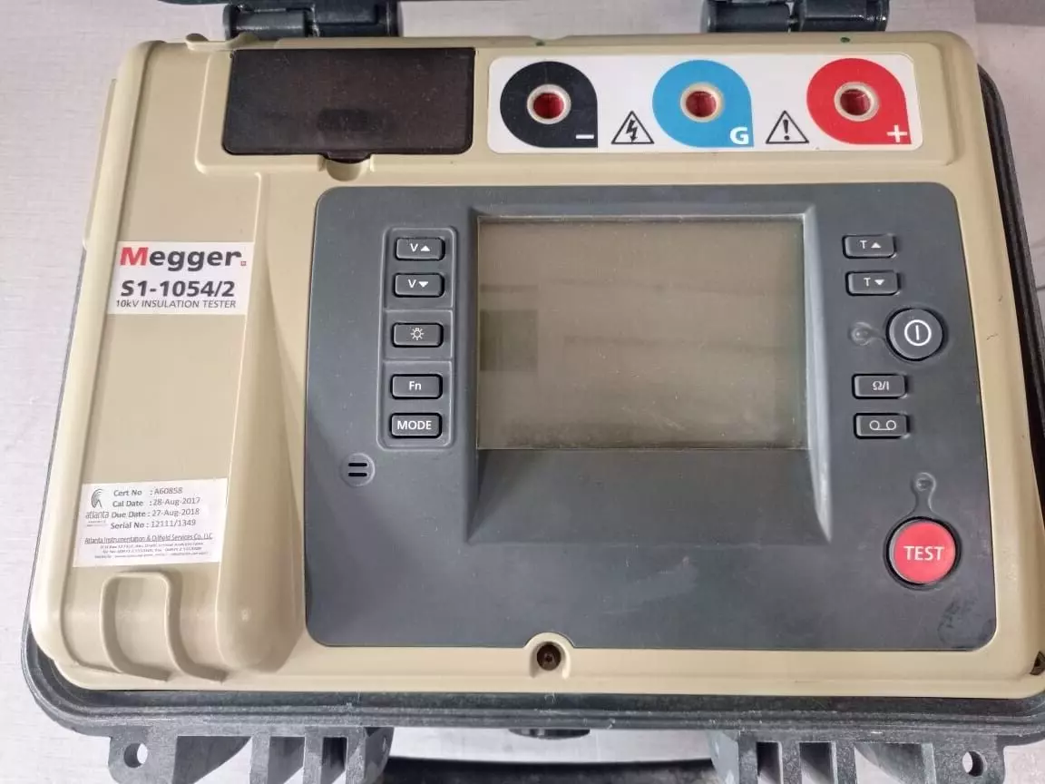 USED Megger S1 1054 2 Insulation Resistance Tester Without