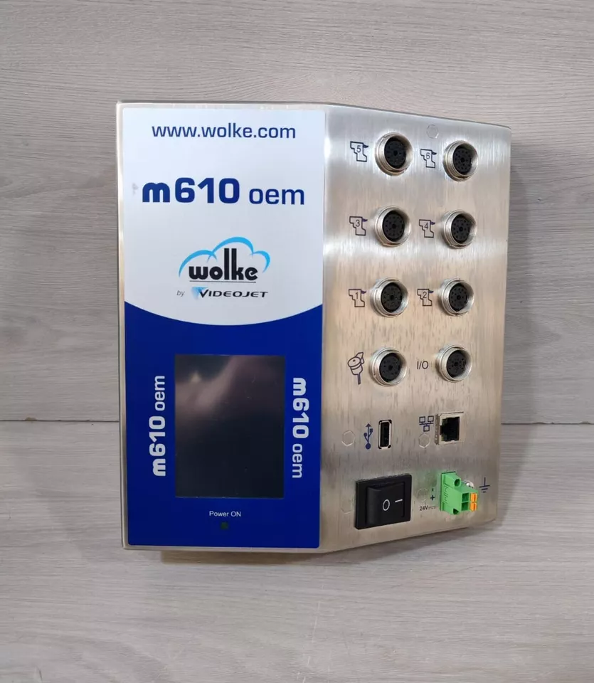 USED WOLKE VIDEOJET M610 OEM THERMAL INKJET PRINTER REV.1.2 24V- TRIED ...