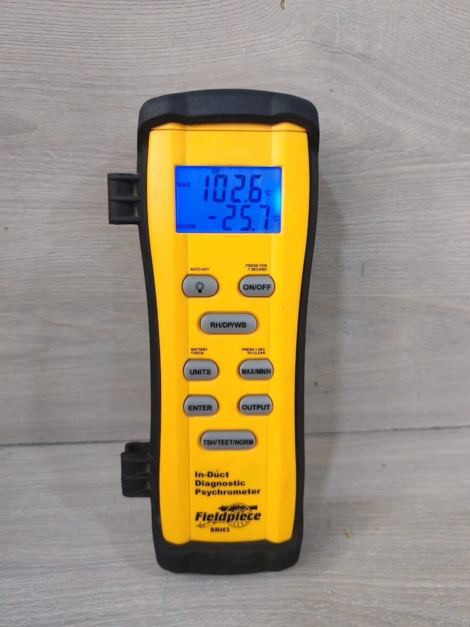 USED FIELDPIECE SRH3 IN-DUCT DIAGNOSTIC PSYCHROMETER 9V - TRIED ...
