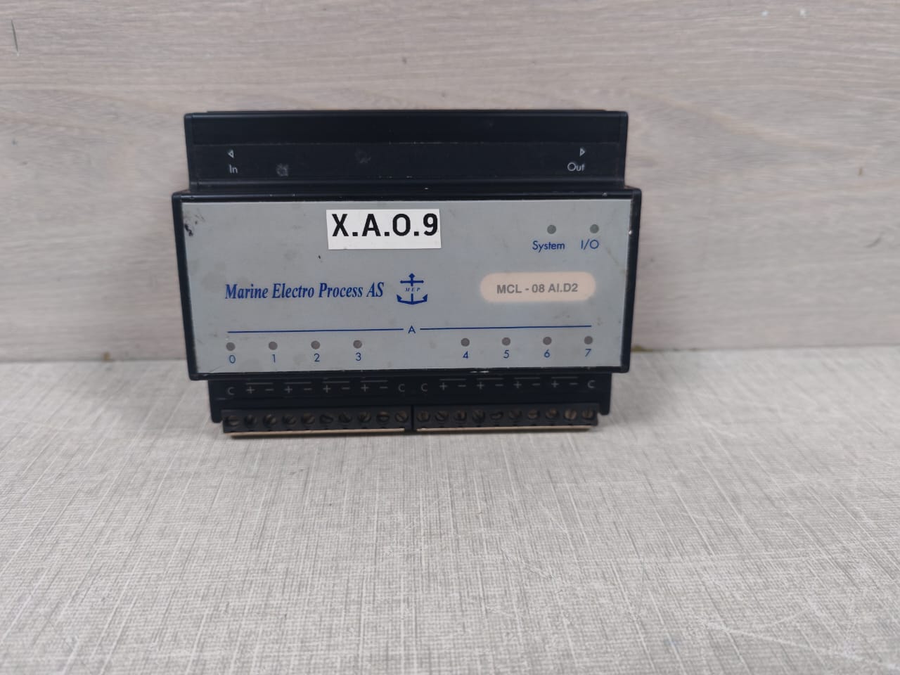 USED MARINE ELECTRO PROCESS AS MCL-08 AI.D2 8-CH I/O MODULE - Orbit Surplus